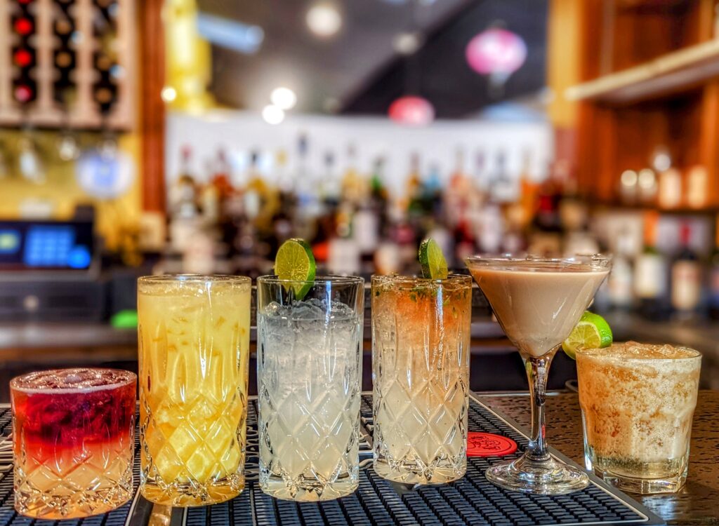 Alcoholic Drinks menu at Spice Room Neighborhood Indian Bistro.